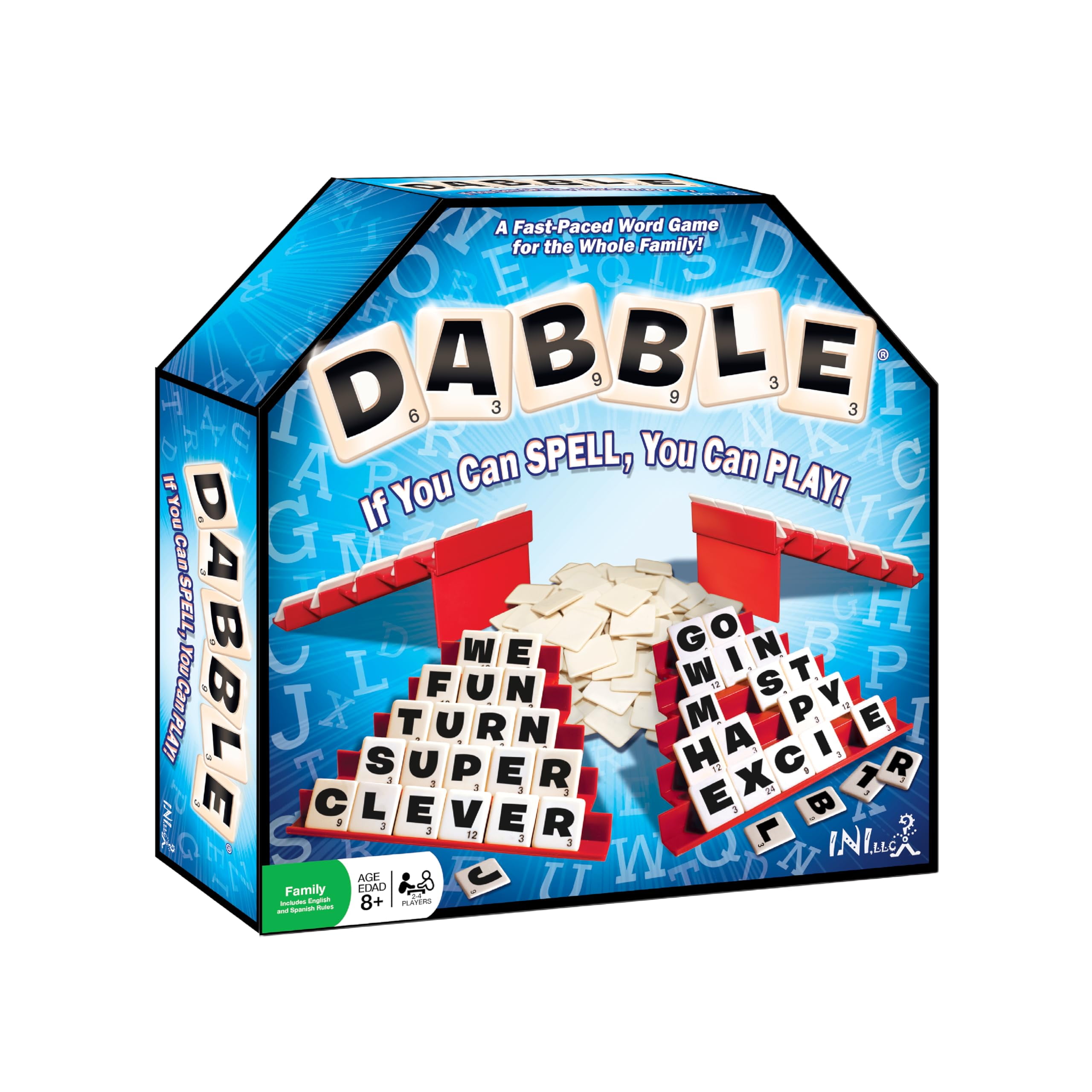 Dabble® Word Game | SSF20 Fast-Paced Family Board Game | Spelling and ...
