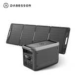 Dabbsson 3000L Portable Power Station with 210W Solar Panel, 3072Wh Capacity Solar Generator ...
