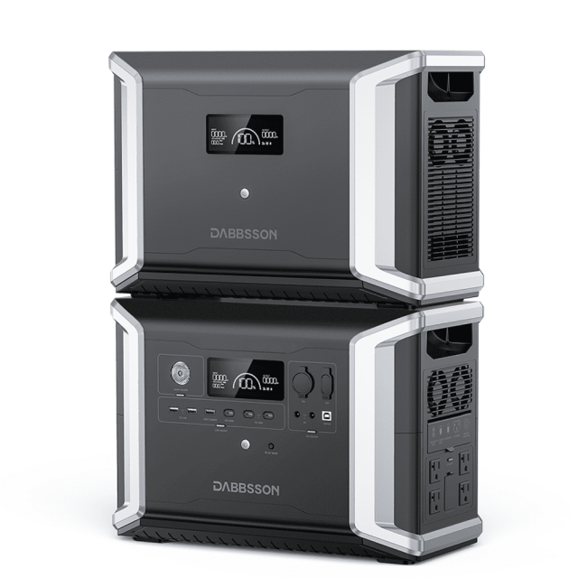 DABBSSON Outdoor Solar Power Station/Genset DBS2300, 5330Wh Backup for ...