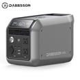 Dabbsson Portable Power Station 600L, 768Wh LFP Battery, 600W Solar ...
