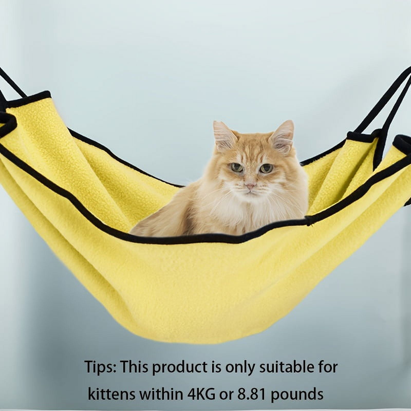 Dabei Comfy Cat Hammock - Hanging Bed Swing for Cats, Kittens - Soft ...