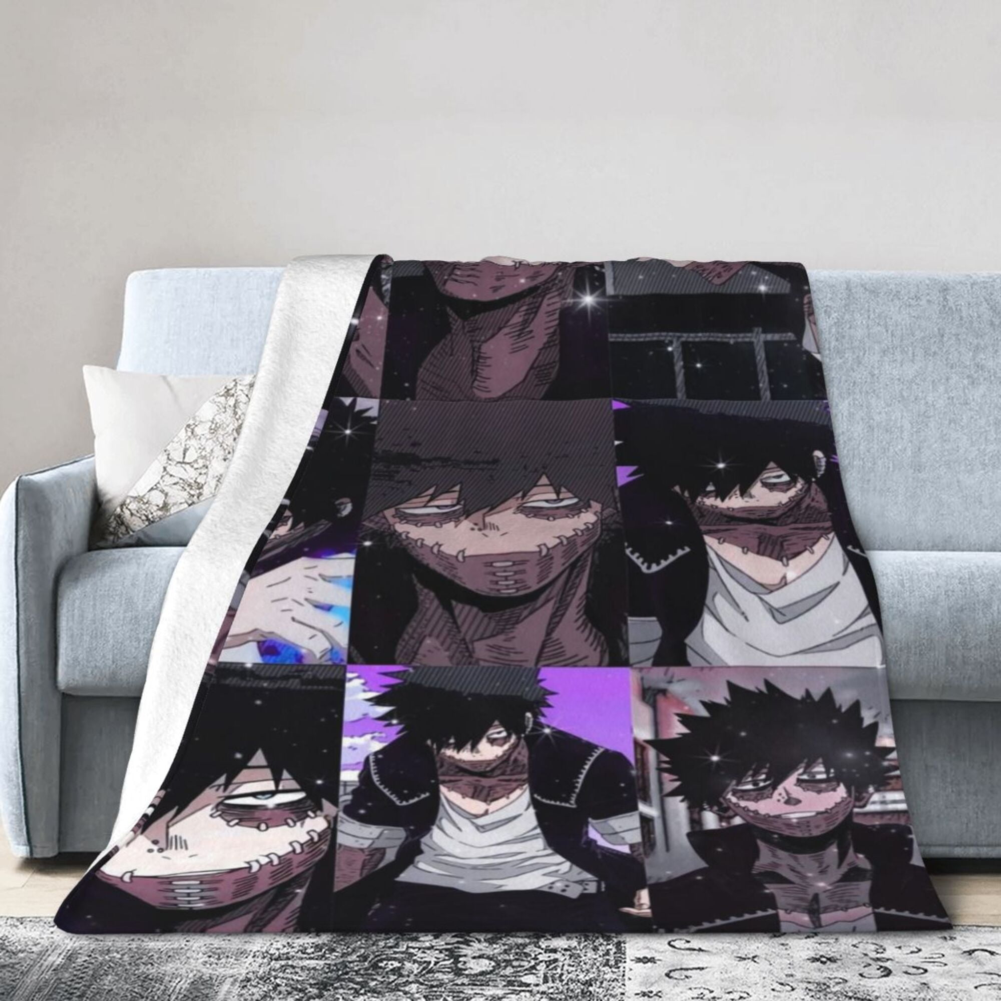 Dabi Anime Blanket Ultra Soft Throw Flannel Blankets For Sofa Bedroom ...
