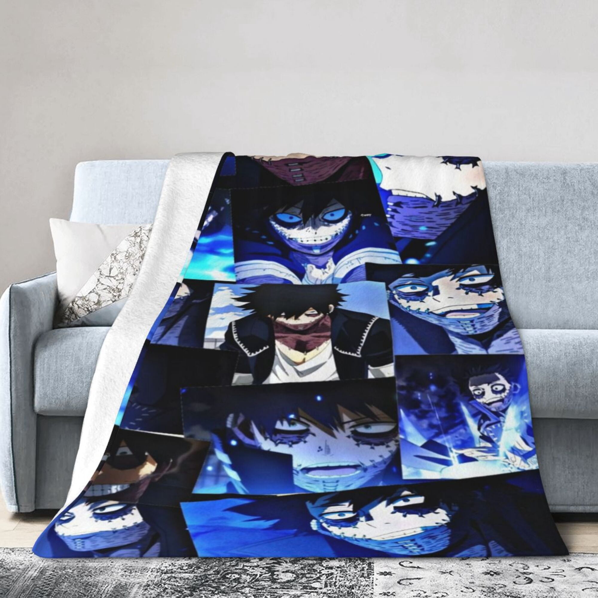 Dabi Anime Blanket Ultra Soft Throw Flannel Blankets For Sofa Bedroom ...
