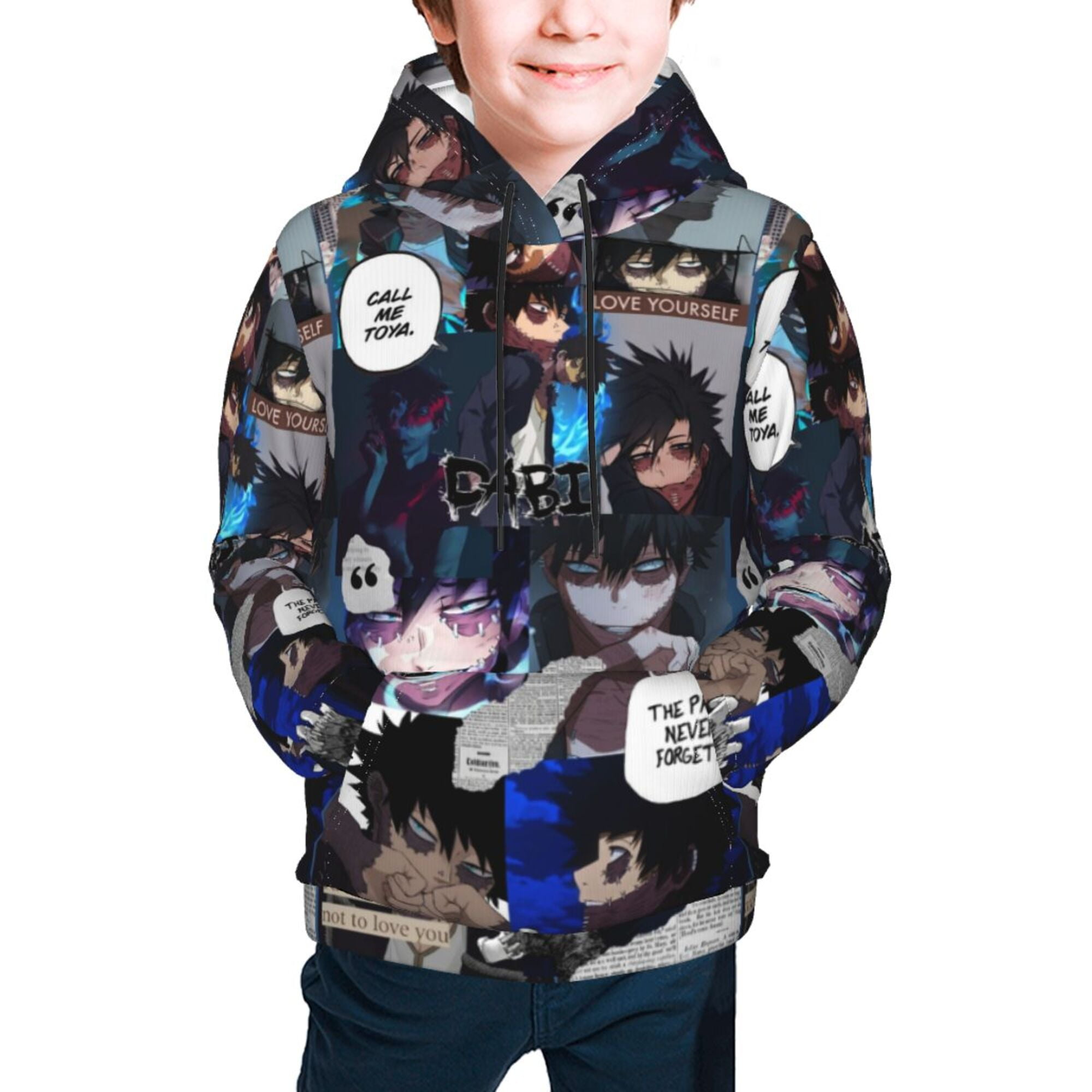 Dabi Boys Girls Hoodies Fashion Graphic Hooded Sweatshirt Casual ...