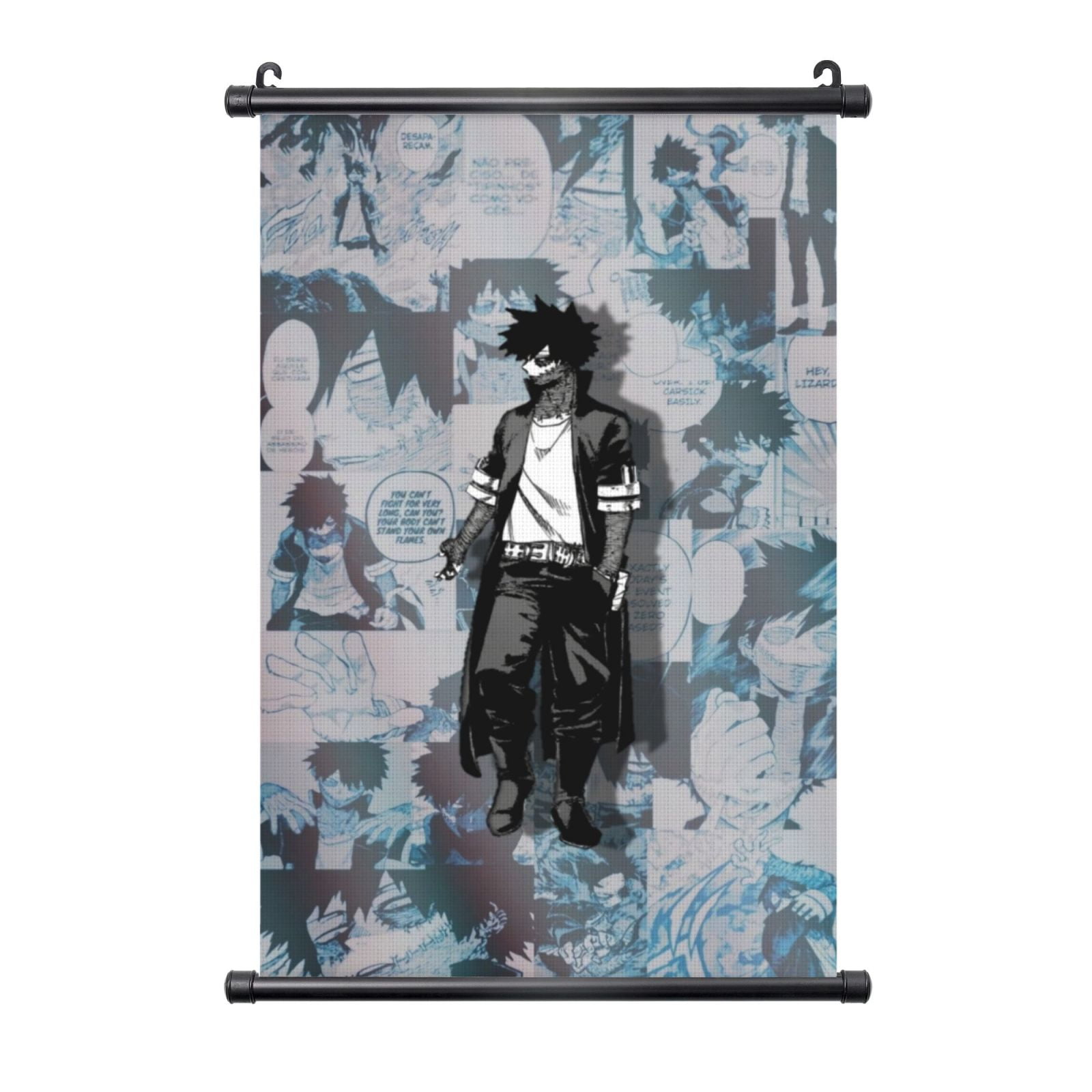 Dabi Hanging Poster, Black Plastic Shaft Wall Hanging Posters Scroll ...