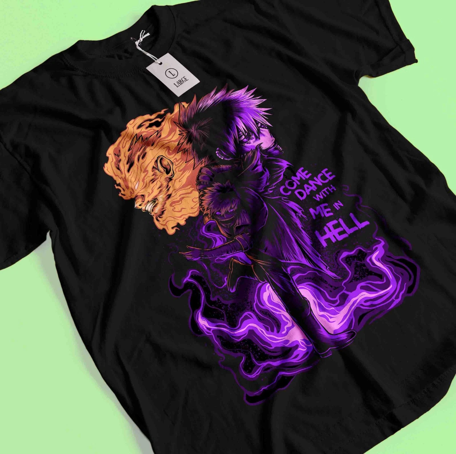 Dabi T-Shirt My Hero Academia Tshirt Endeavor Tee Midoriya Deku Shoto ...