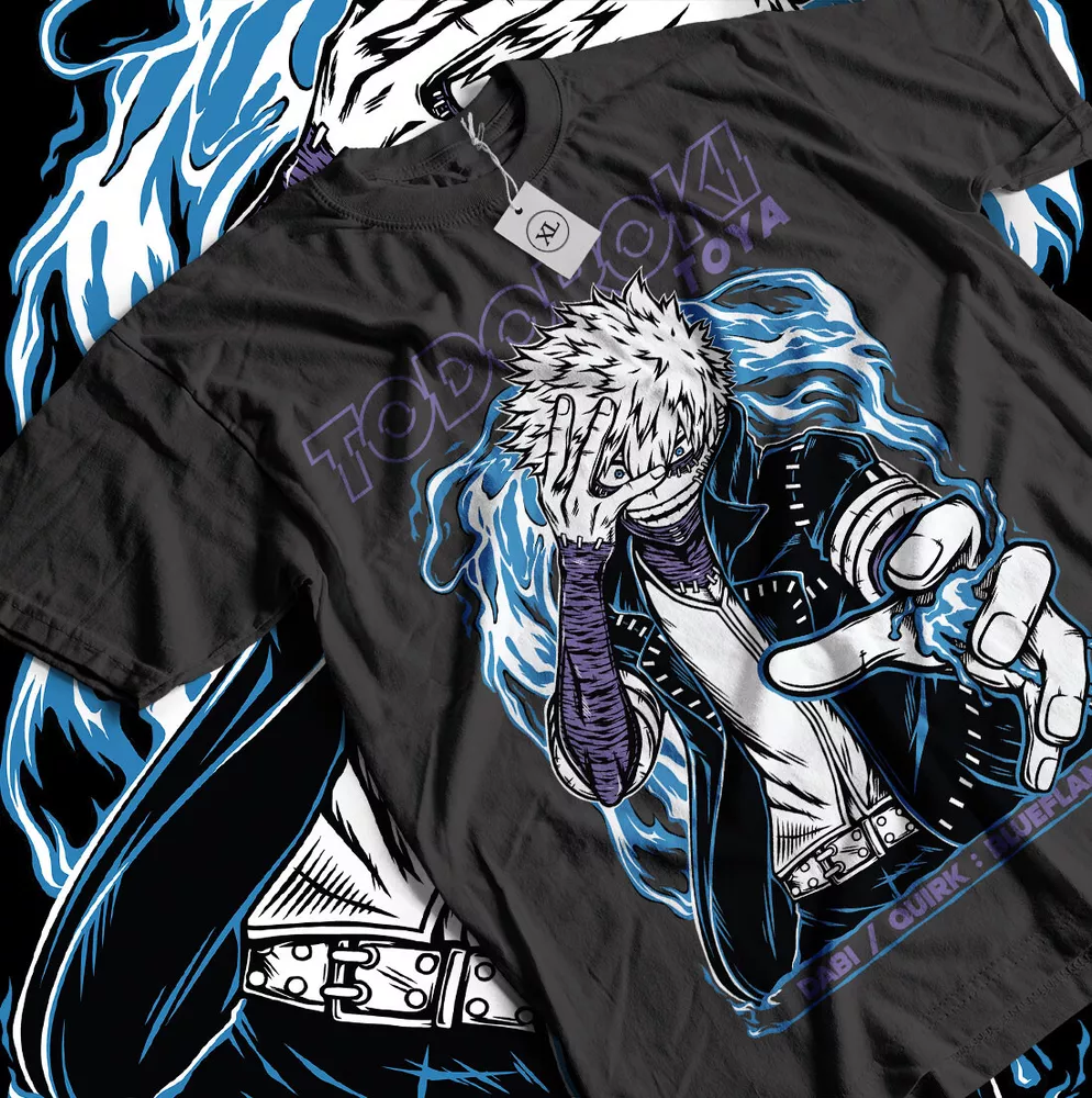 Dabi T-Shirt Toya Todoroki Girl Anime Boku No Hero Academia Gift Shirt ...