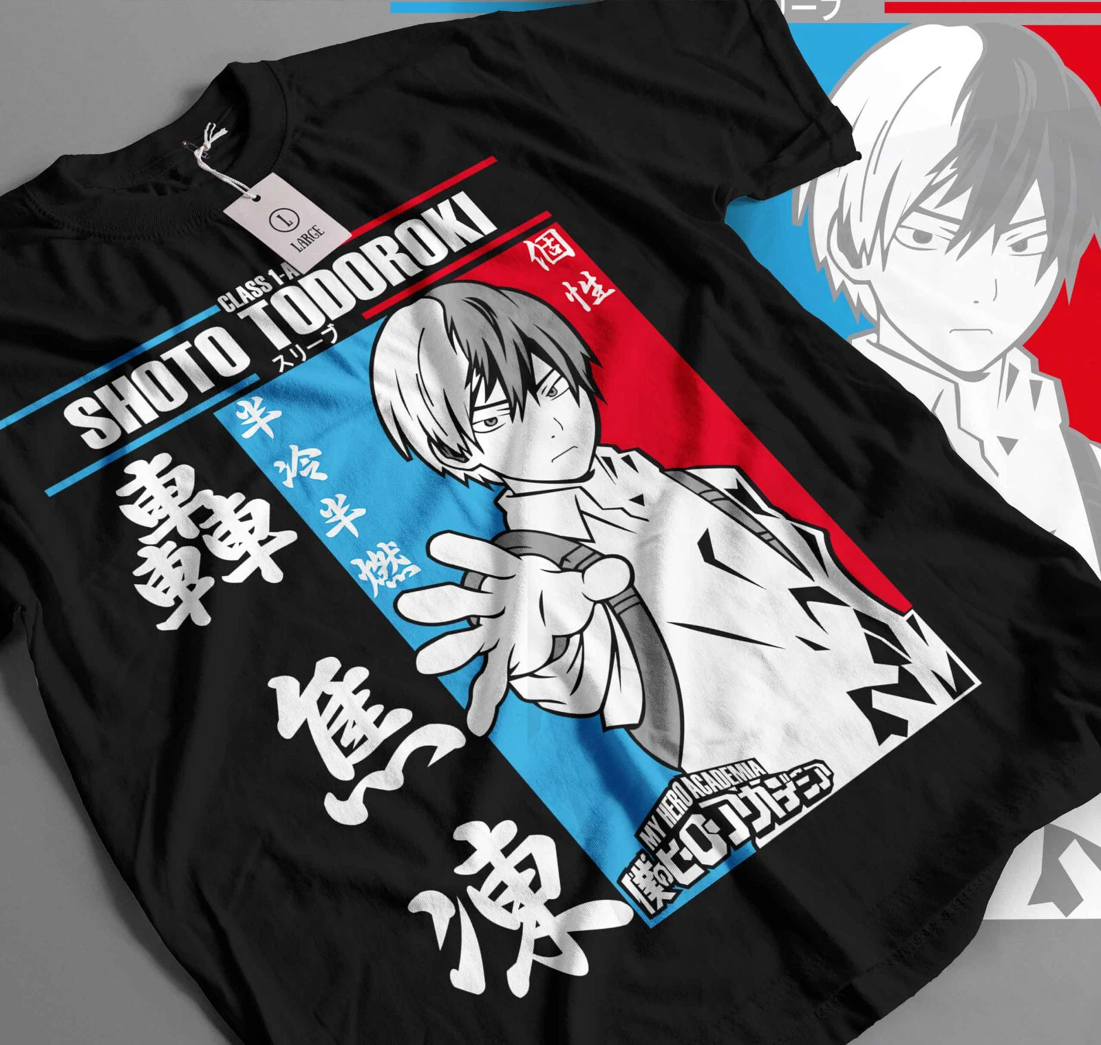 Dabi T-shirt My hero Academia Mha Toya Todoroki Anime Gift Black Shirt ...