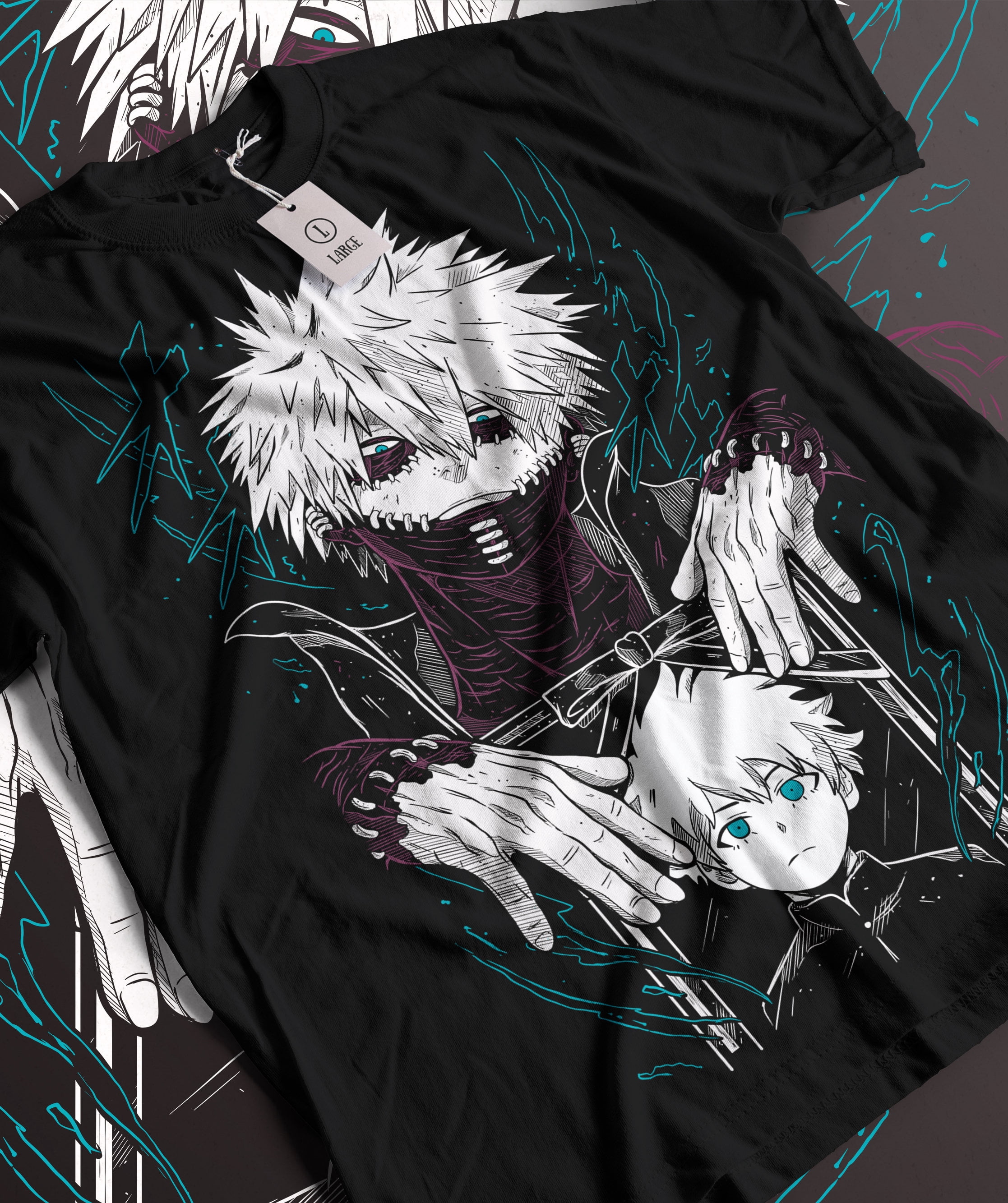 Dabi (Toya Todoroki) & Shoto Todoroki – My Hero Academia Anime T-Shirt ...