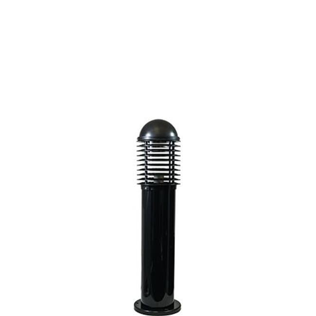 Dabmar Lighting 120V-277V G24 LED 20W 50K Polyvinyl Chloride Mini Caged Bollard Light, Black ...