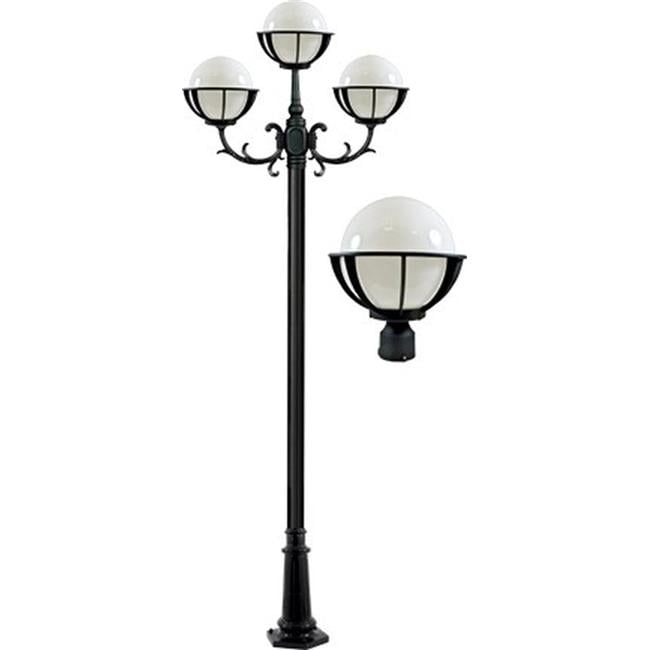 Dabmar Lighting GM2603-L18-30K-B 120V E26 3X LED 6W 30K Cast Aluminium ...