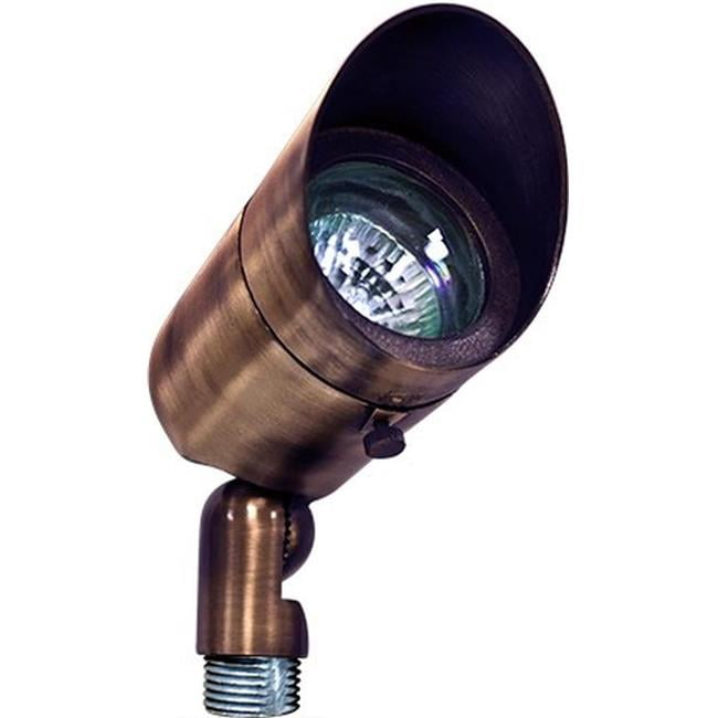 Dabmar Lighting LV131-L7-27K-ABZ 12V 2-Pin LED 7W 27K Hood Brass Spot ...