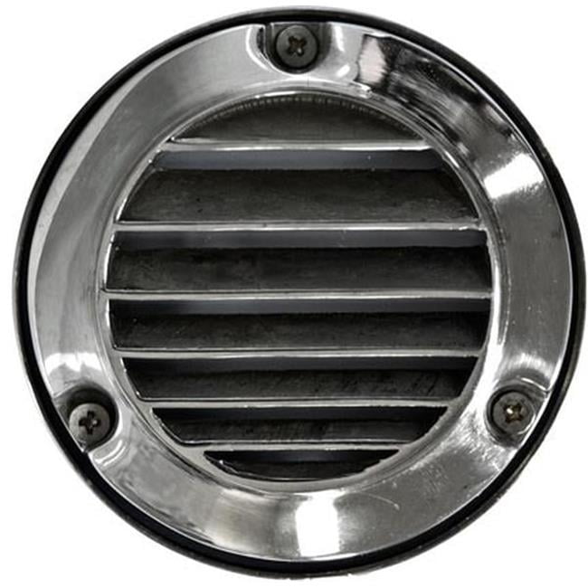 Dabmar Lighting 12V G4 LED 3W Amber 316 Stainless Steel Round Louvred ...