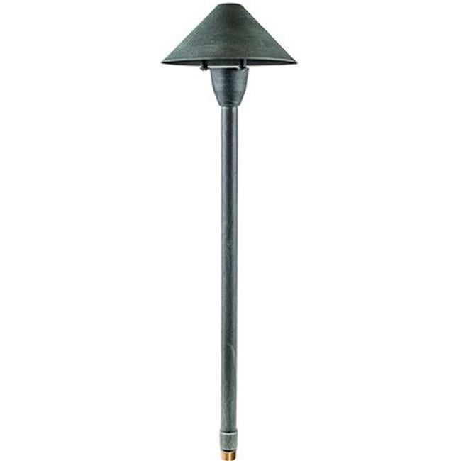 Dabmar Lighting 12V G4 LED 3W RGBW Cast Brass Cone Path Light, Acid ...
