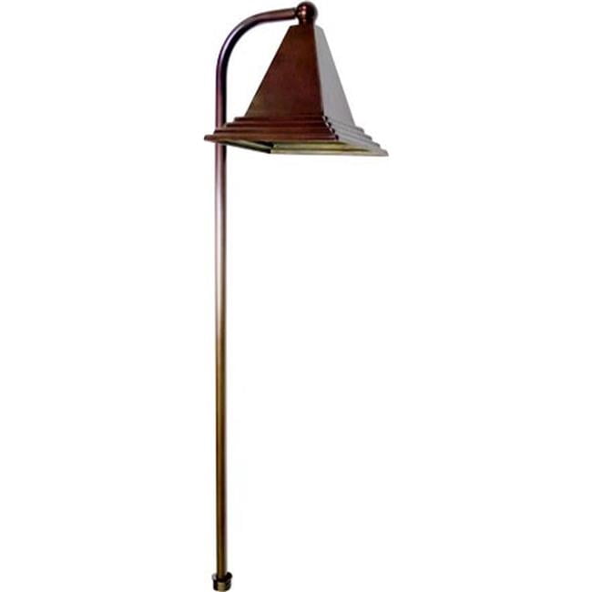 Dabmar Lighting 12V G4 LED 3W RGBW Cast Brass Path Light, Antique ...