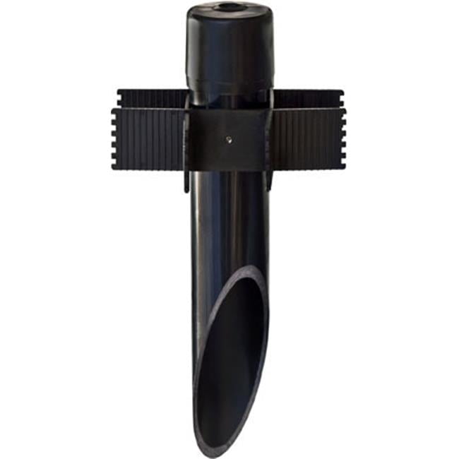 Dabmar Lighting 2.5 x 0.5 in. PVC Ground Post Spike - Black - Walmart.com