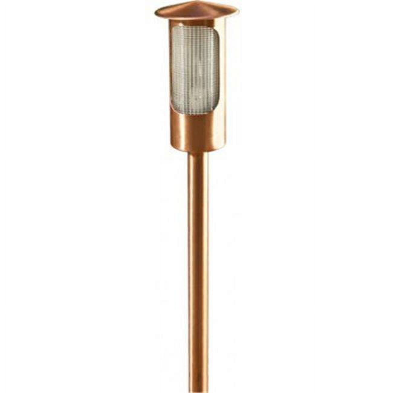 Dabmar Lighting 2.5W & 12V JC-LED Flat Top Mini Bollard Pristmatic Lens ...