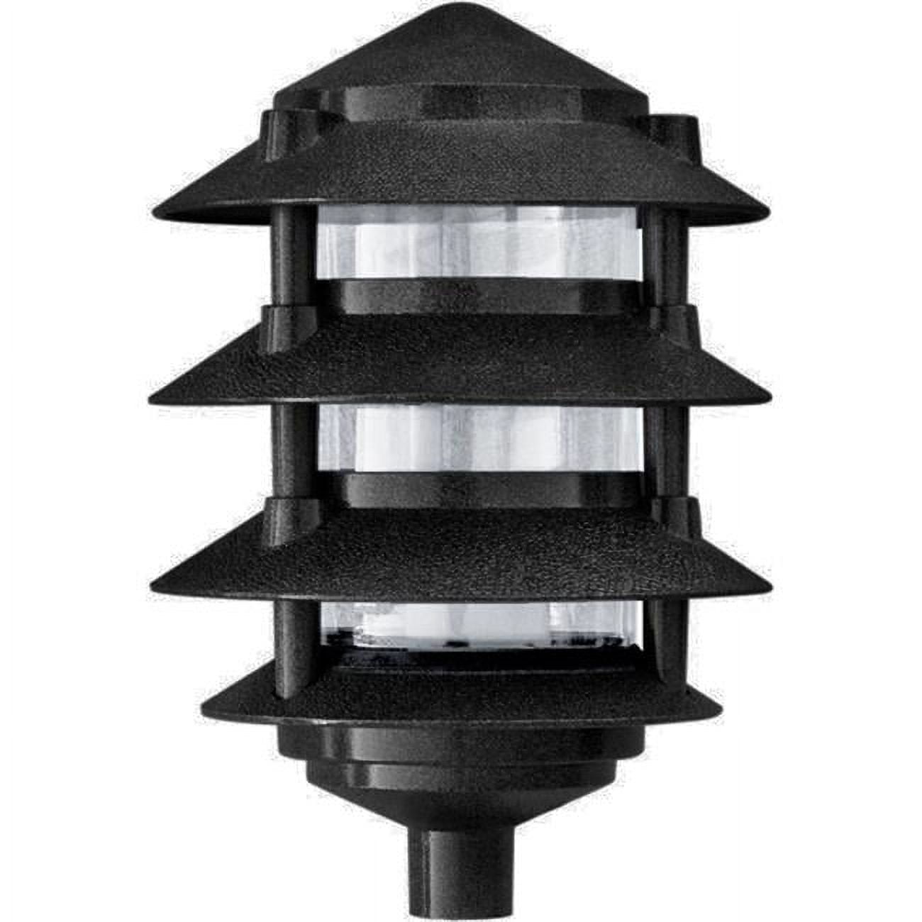 Dabmar Lighting D5100-B Cast Aluminum Four Tier Pagoda Light- Black ...