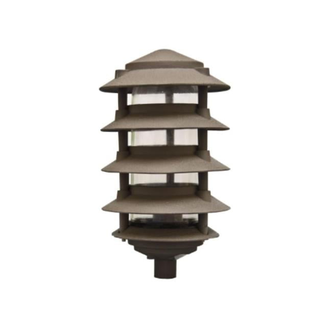 Dabmar Lighting D5500-L12-30K-10T-BZ Powder Coated 5-Tier Cast ...