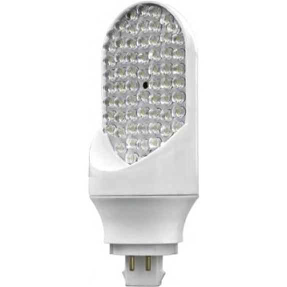Dabmar Lighting DL-T-LED-66-65K-W Revolvable T-4 Pin G24 Base LED 3.3 ...