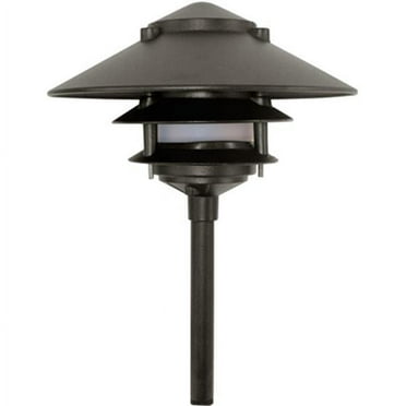 Dabmar Lighting D5300-B Cast Aluminum Three Tier Pagoda Light- Black ...