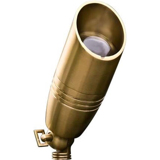 Dabmar Lighting LV235-L7-65K-BS 12V 2-Pin LED 7W 65K Hood Brass Spot ...