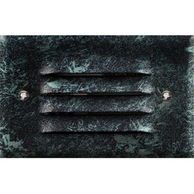Dabmar Lighting LV617-VG 20W 12V Cast Aluminum Recessed Louvered Brick ...