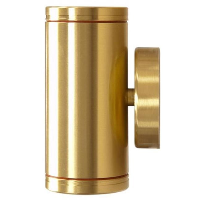 Dabmar Lighting LV65-L10-65K-BS 12V 2-Pin LED 2X 5W 65K Brass Up Down ...