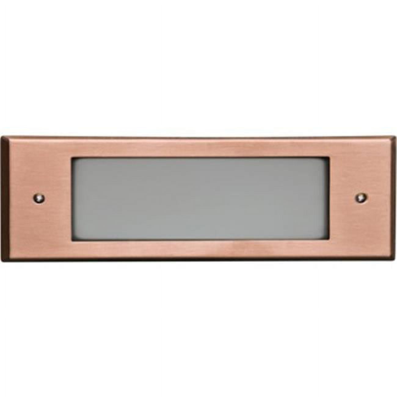 Dabmar Lighting Recessed Open Face Brick, Step & Wall Fixture, Copper ...