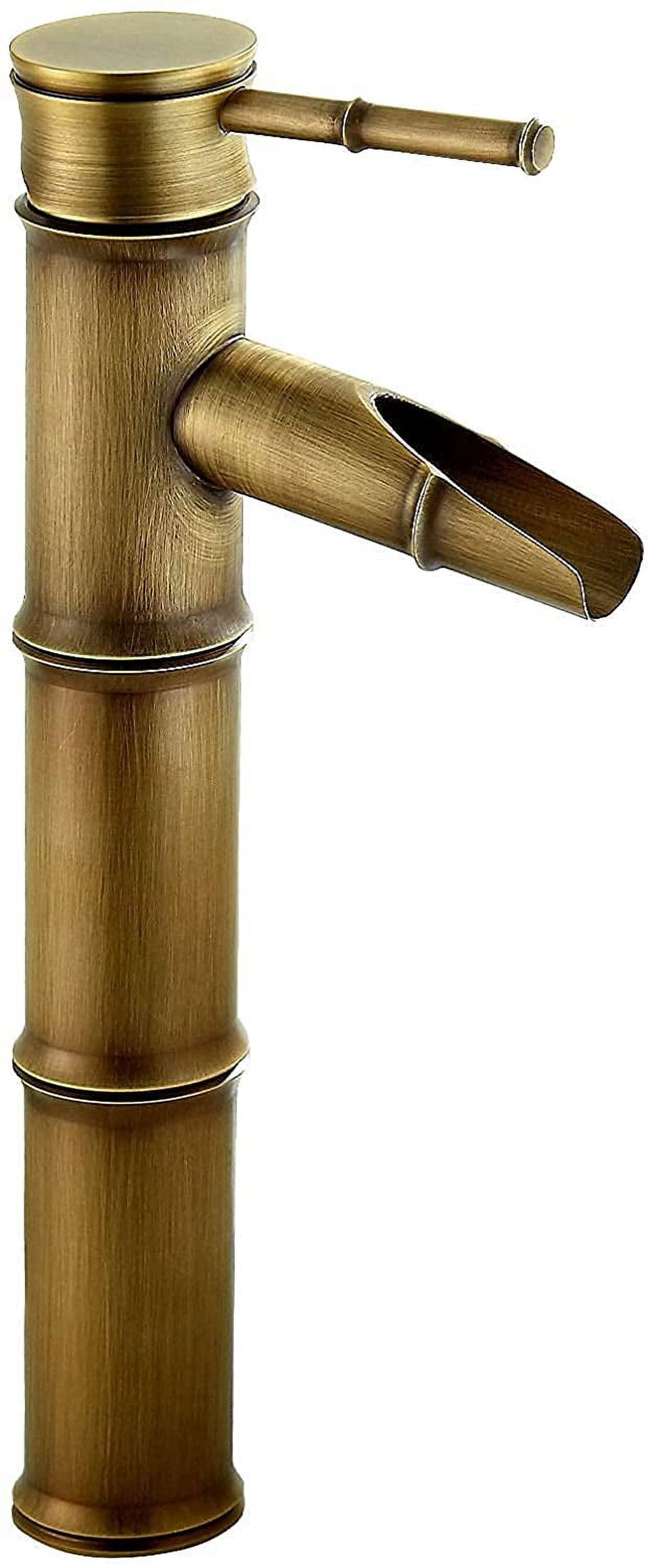 Daboolka Tall Bathroom Faucet Waterfall Sink Mixer Tap, Tall Basin ...