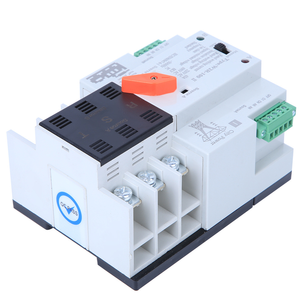 Daboolka W2R-63A Dual Power Supply Transfer Switch 3P 63A Electrical ...