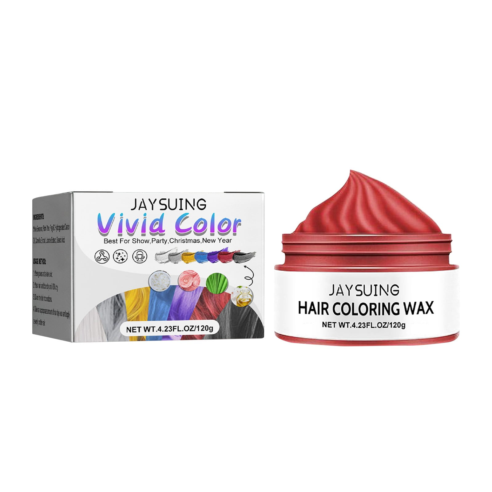 Dabozhi Hair Dyecream,Hair Wax,Colored Wax Hair Wax,Natural Hair ...