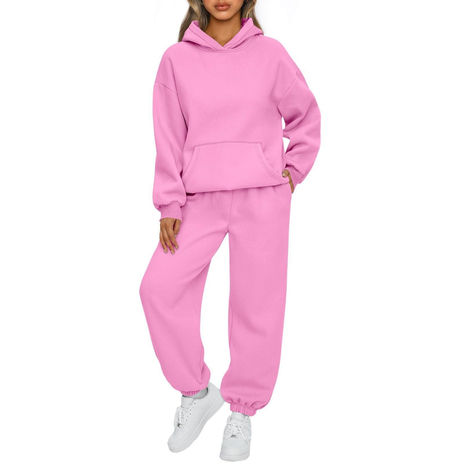 Dabozhi New! Womens 2 Piece Outfits Sweatsuit Sets Oversized Sweatpants ...