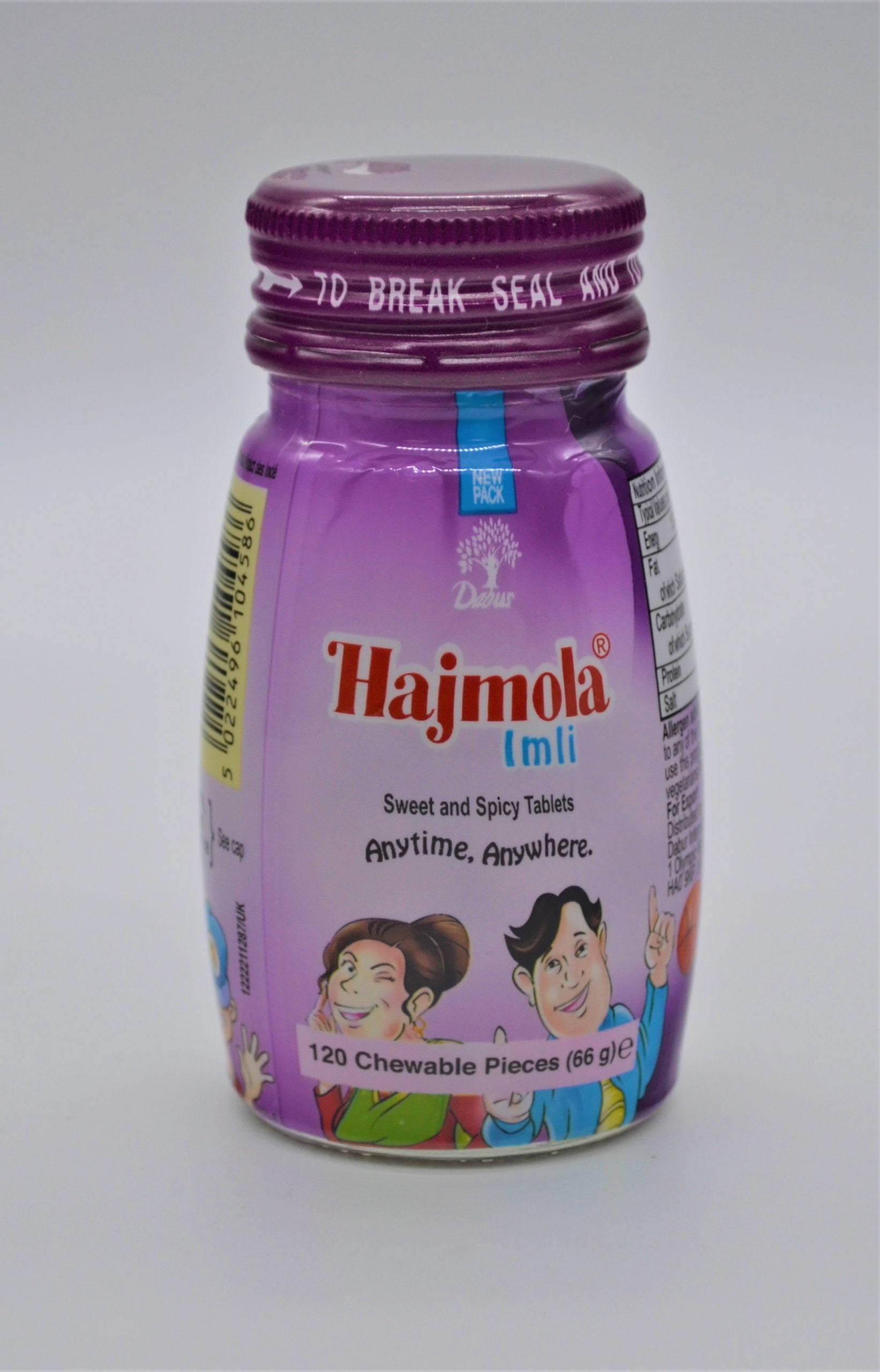Dabur Hajmola Tablets - Imli (tamarind) Flavor 120 tablets - Walmart.com