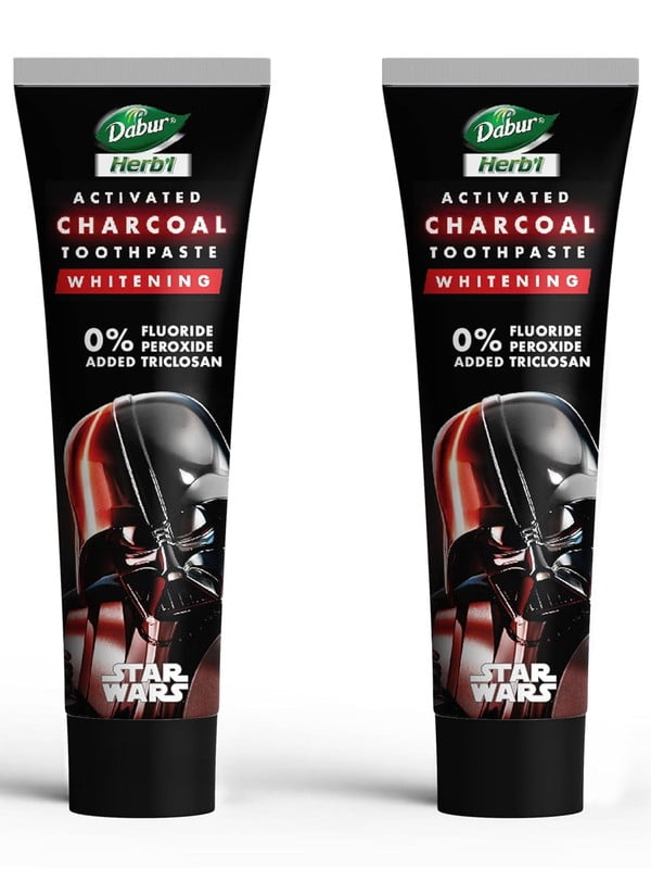 Dabur Herb'l Activated Charcoal & Mint Toothpaste - Star Wars Pack ...