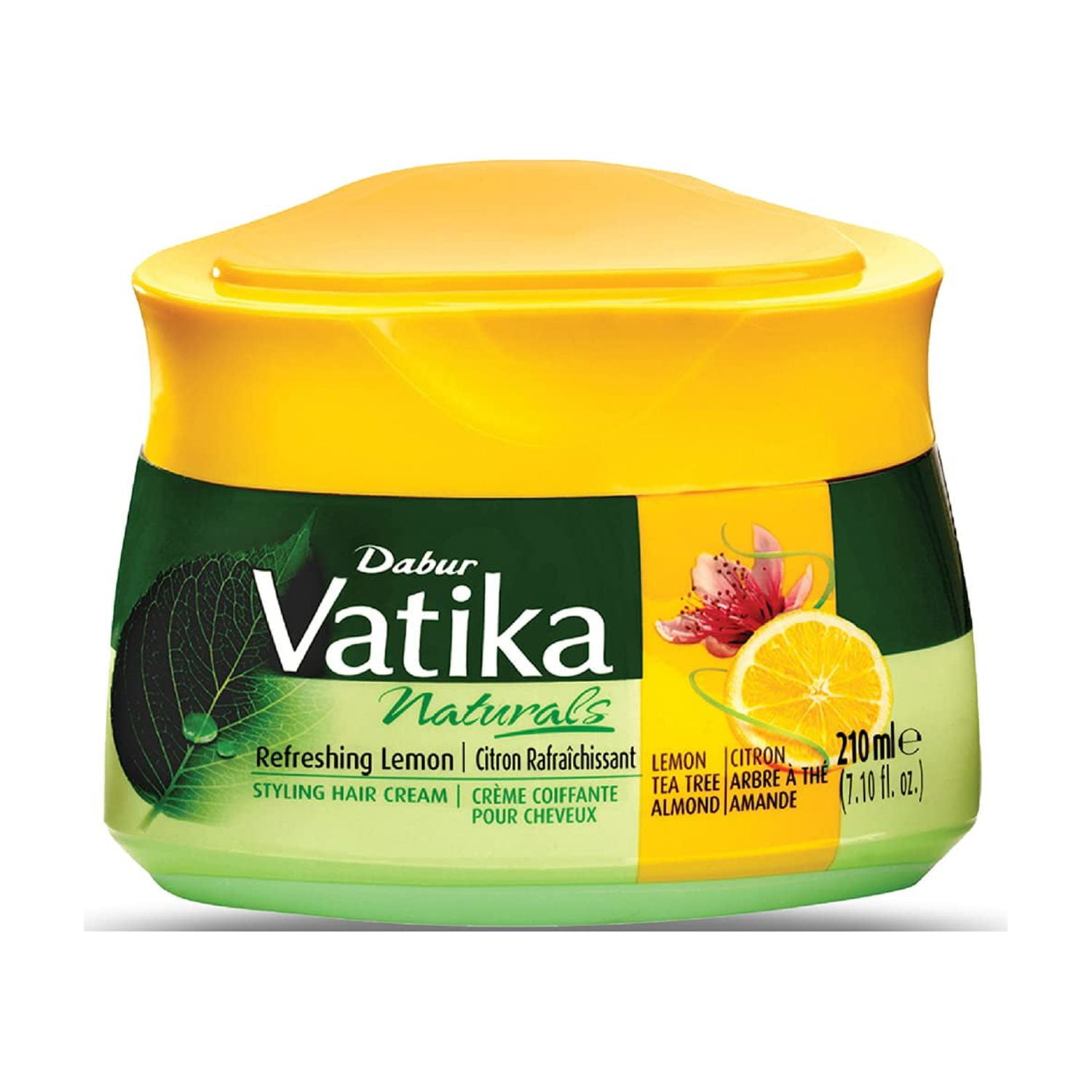 Dabur Vatika Naturals Lemon Styling Cream 210 ml - Walmart.com