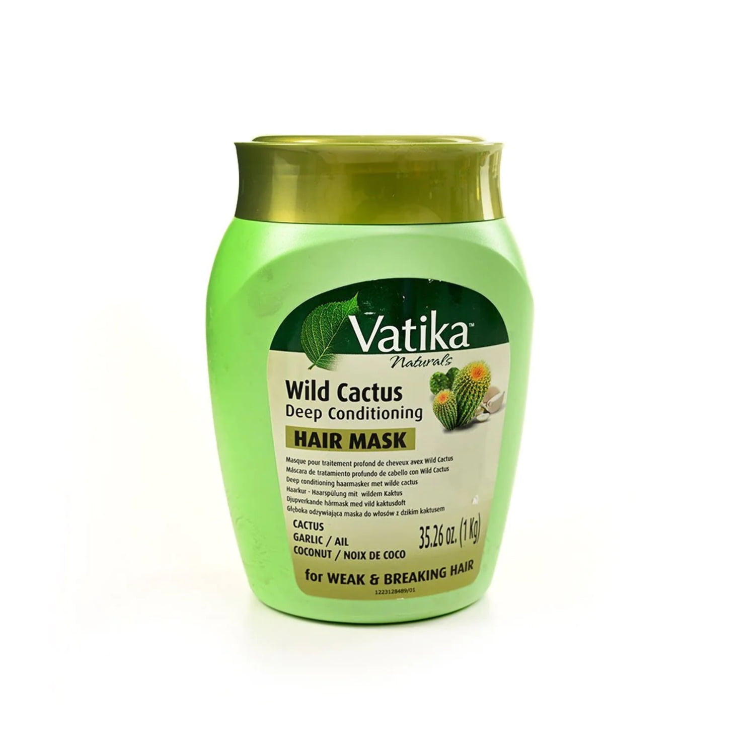Dabur Vatika Naturals Wild Cactus Deep Conditioning Hair Mask 1kg (35 ...
