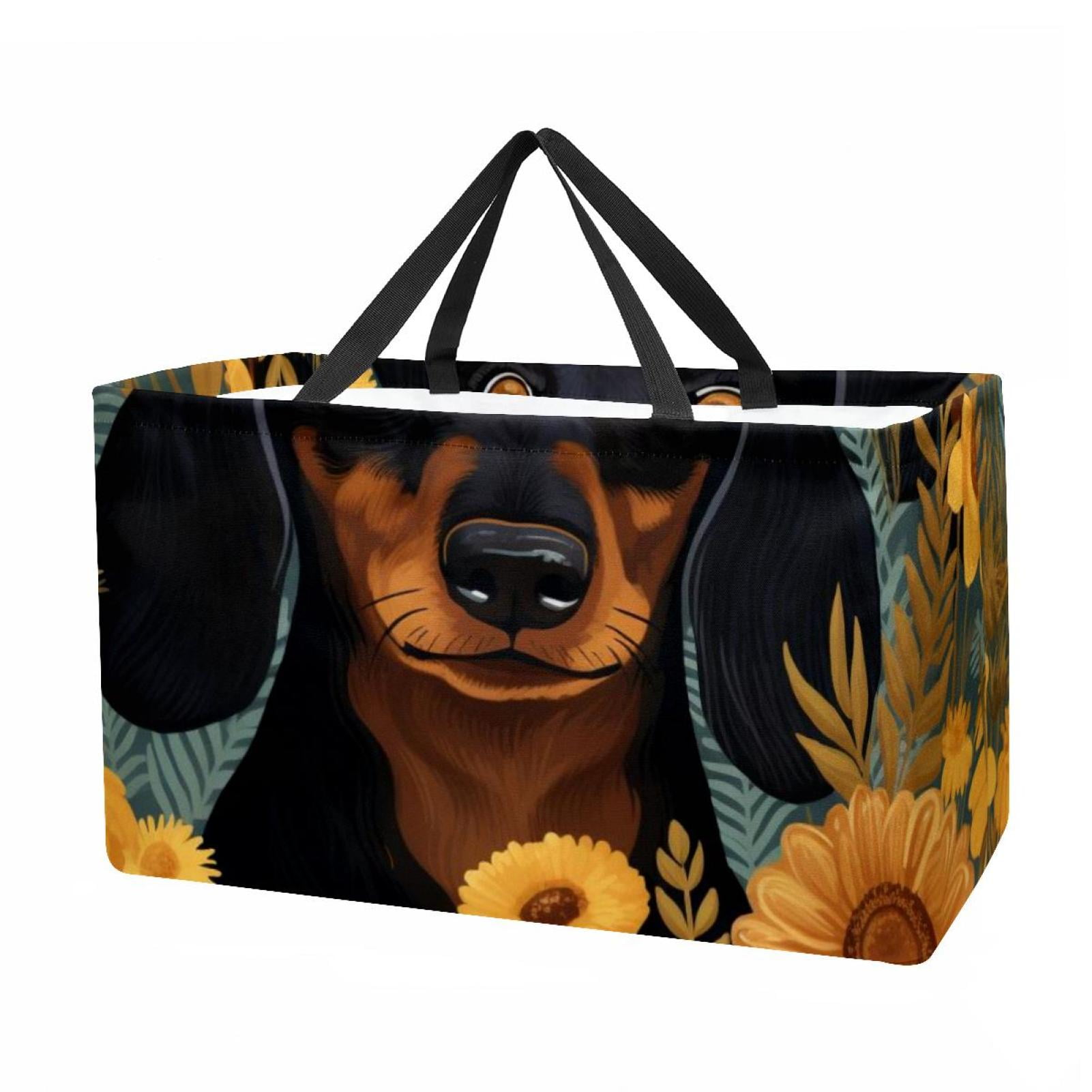 Dachshund Collapsible Oxford Cloth Storage Bin: Reusable, Foldable, and ...