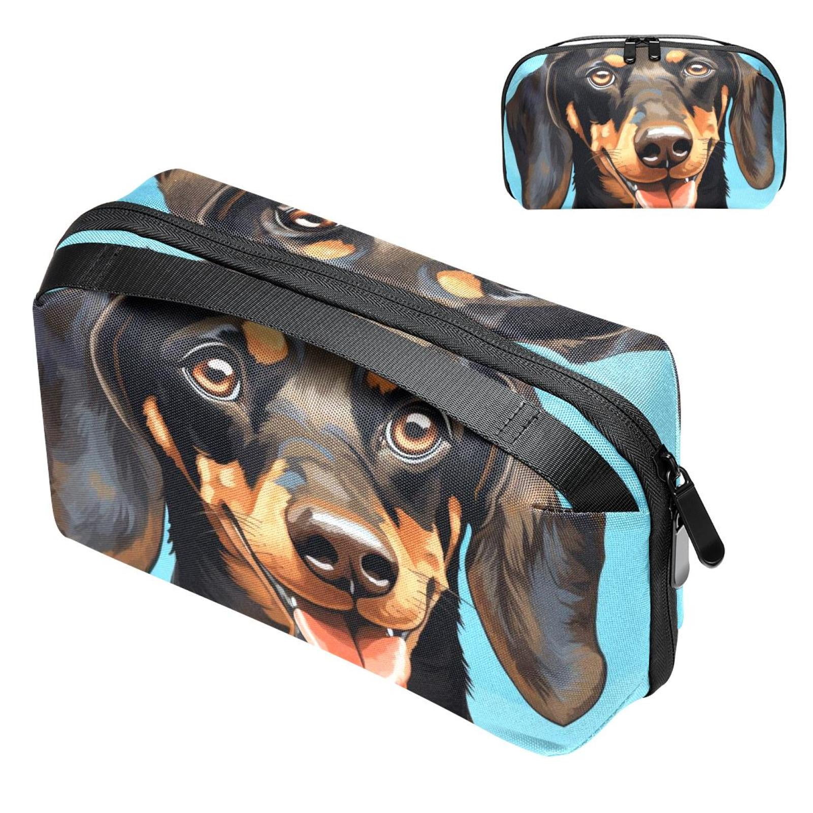 Dachshund Digital Storage Bag Pouch, Waterproof Oxford Cloth Electronic ...