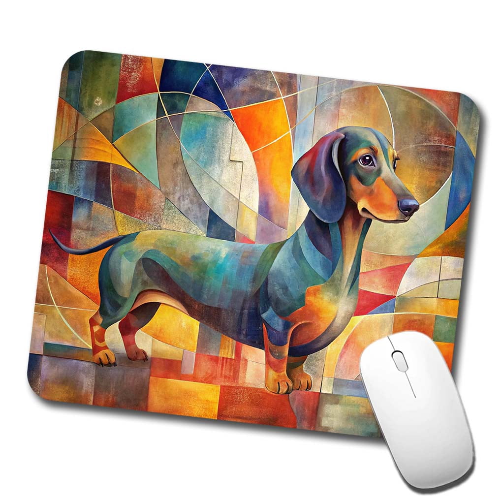 Dachshund Dog Abstract Art Mouse Pad Low Profile Gaming Mat - Walmart.com