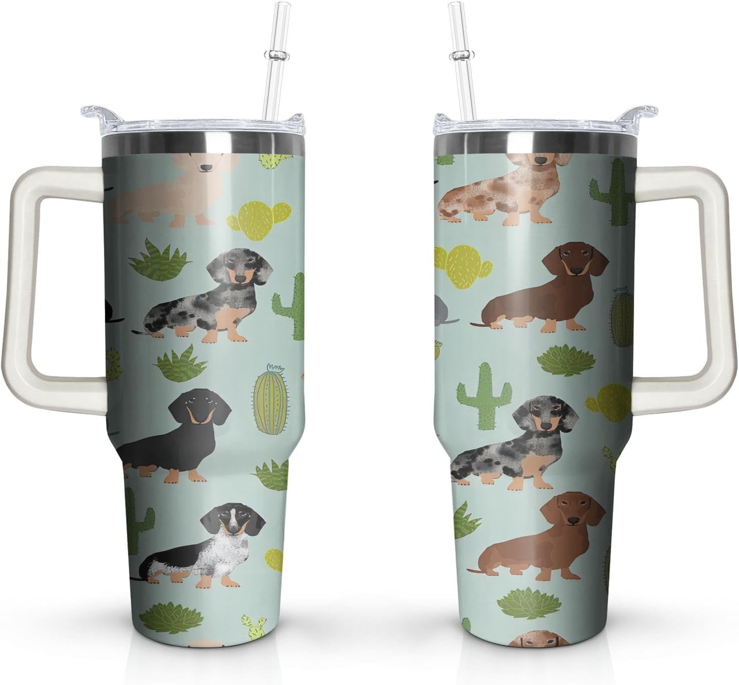 Dachshund Dog Gift for Men Women, Dog Lovers Birthday Gifts, 40oz ...