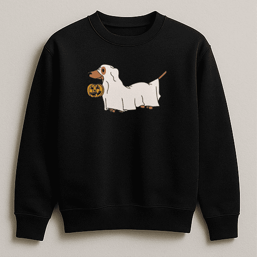 Dachshund Dog Halloween Costume Cartoon Funny Cute Festive Graphic ...