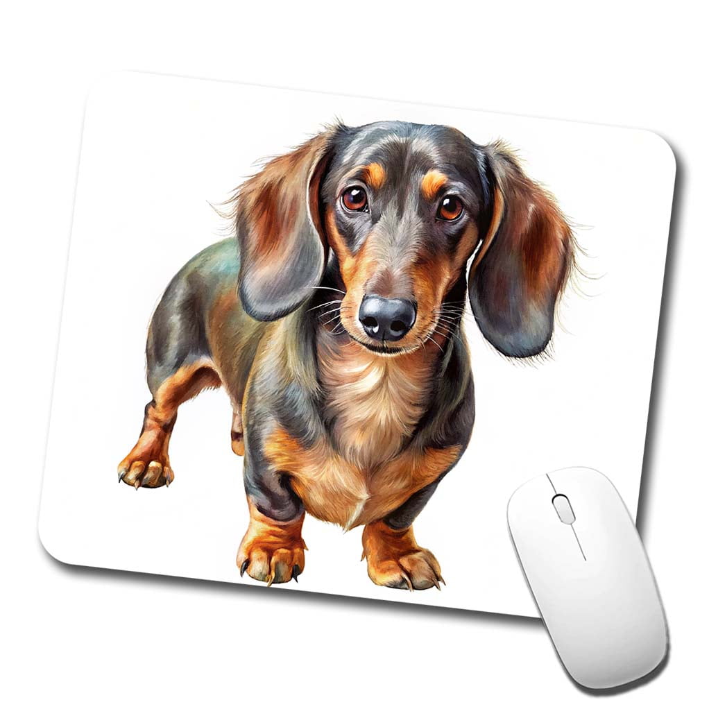 Dachshund Dog Illustration Mouse Pad Low Profile Gaming Mat - Walmart.com
