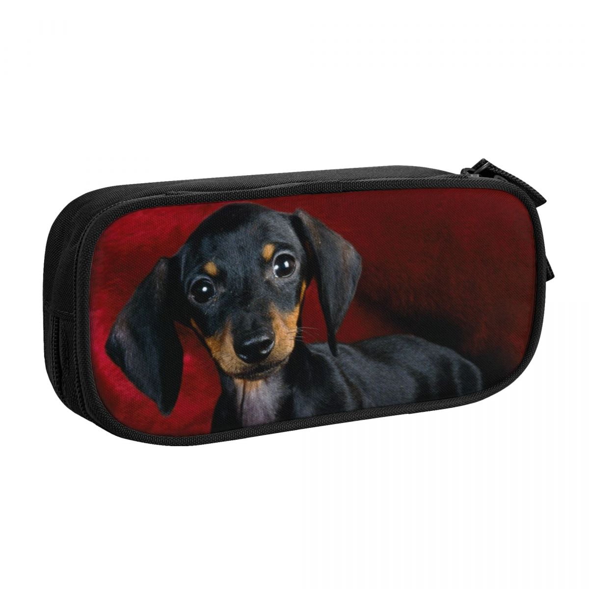 Dachshund Dog In Cement Brick Pencil Case for Large Storage Badger ...