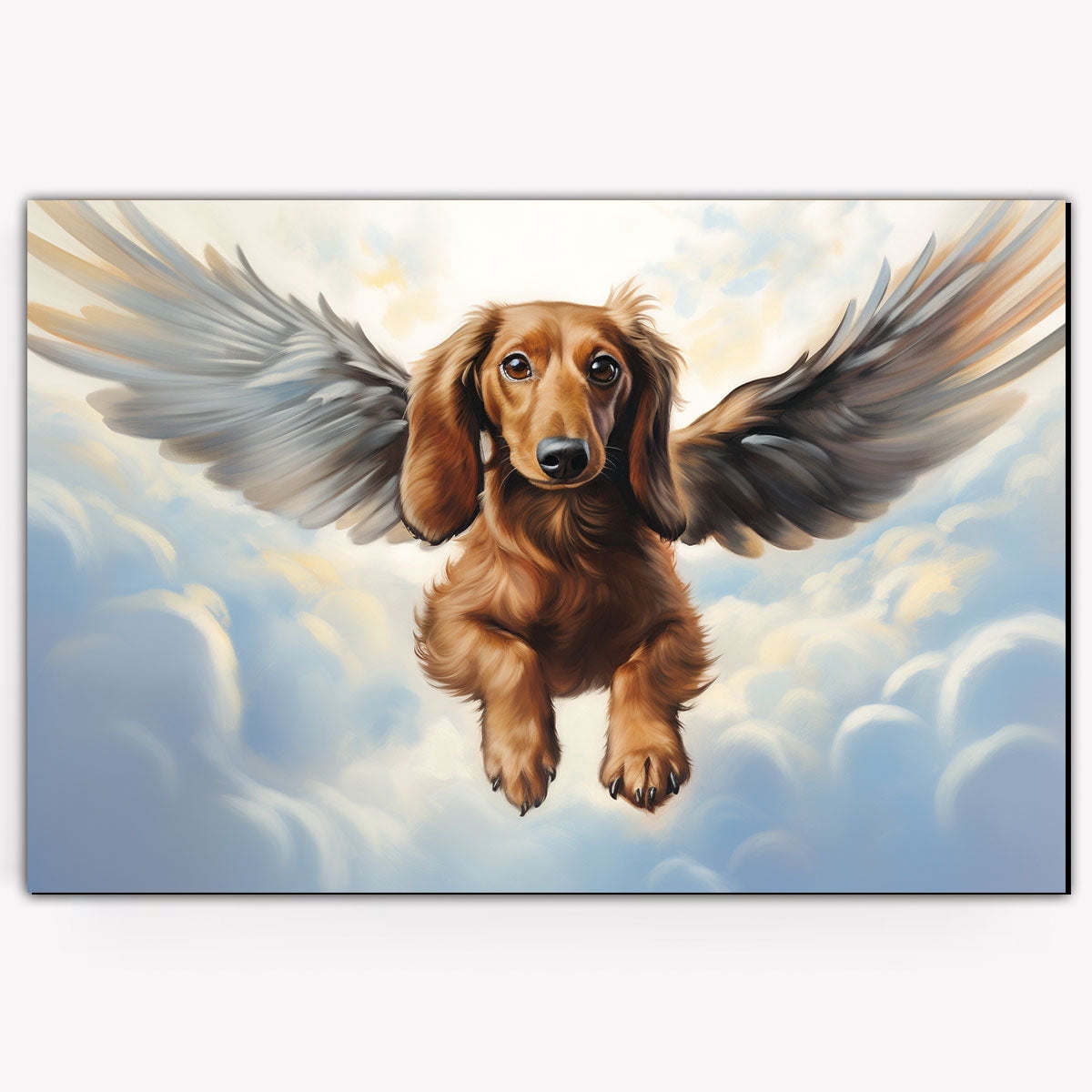 Dachshund Dog Memorial Canvas - Dog Breeds Canvas Poster Loss of Dog ...