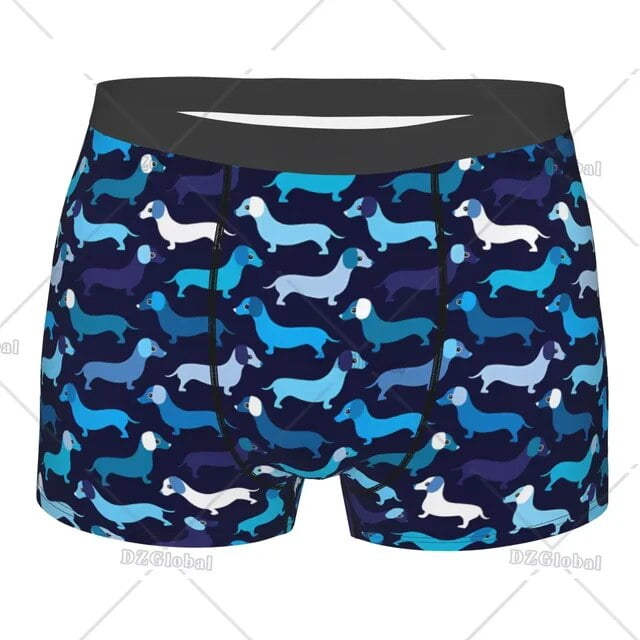 Dachshund Dog Men‘s Underwear Boxer Short Briefs Breathable Stretch ...
