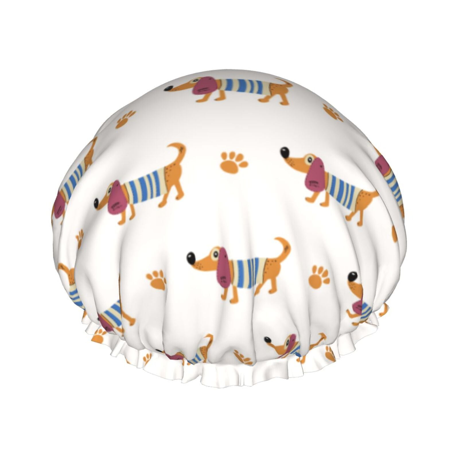 Dachshund Dog Puppy No.1004 Shower Cap, Reusable Bath Hair Hat for all ...