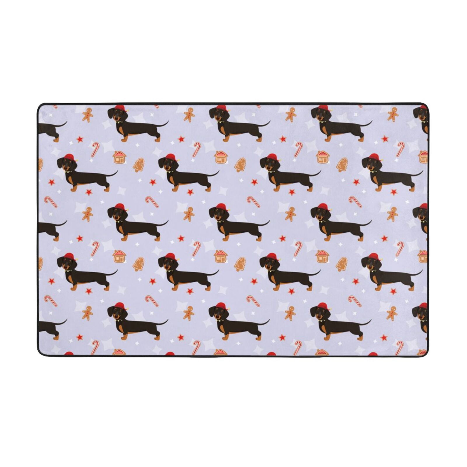 Dachshund Dog Puppy No.1026 Soft Indoor Outdoor Rug, Washable Rugs for ...