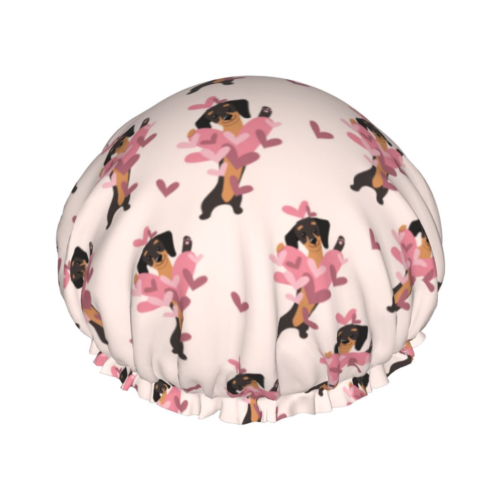 Dachshund Dog Puppy No.1033 Shower Cap, Reusable Bath Hair Hat for all ...
