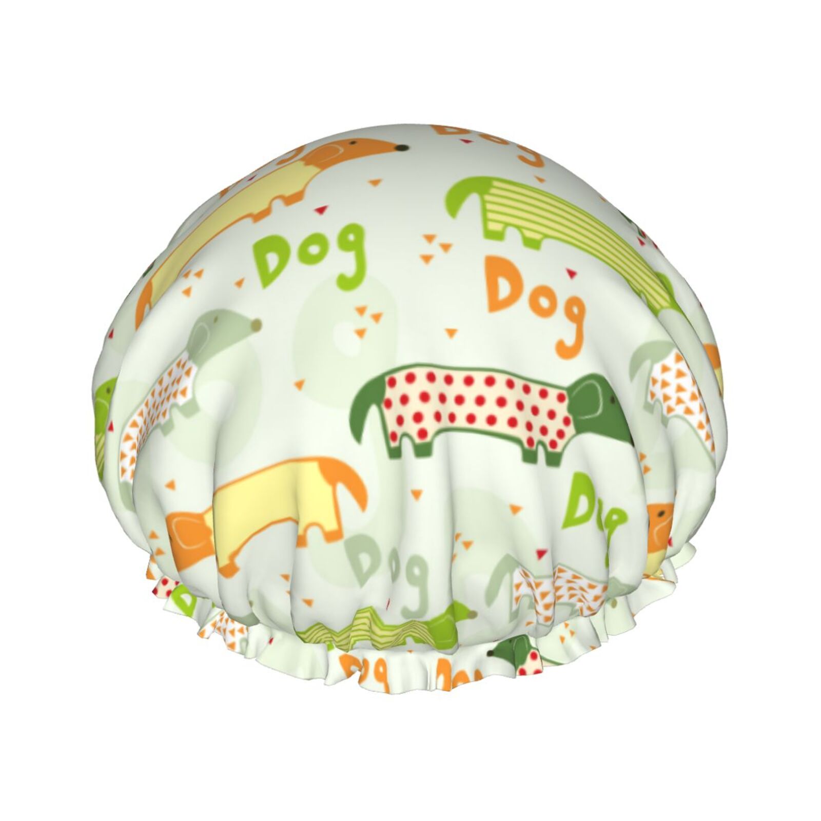 Dachshund Dog Puppy No.1046 Shower Cap, Reusable Bath Hair Hat for all ...